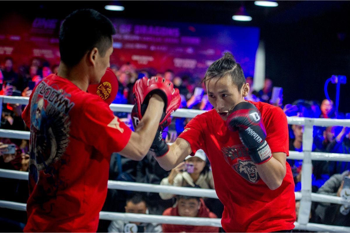 Gallery – Athletes Face Off At ONE: AGE OF DRAGONS Open Workout - ONE ...