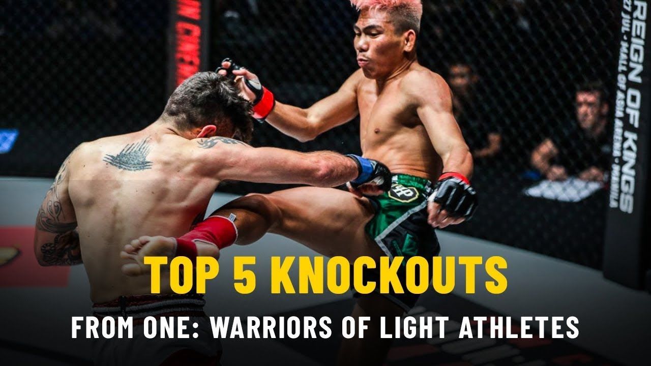 ONE Highlights | Top 5 Knockouts From ONE: WARRIORS OF LIGHT Athletes ...