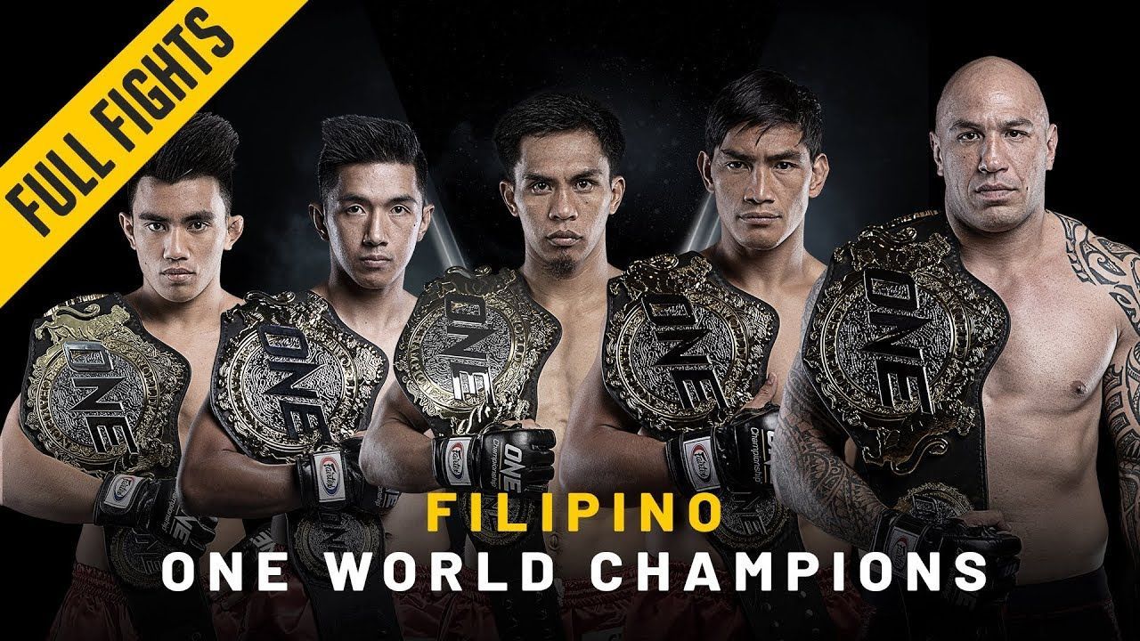 ONE: Full Fights | 2018’s Filipino World Champions - ONE Championship ...