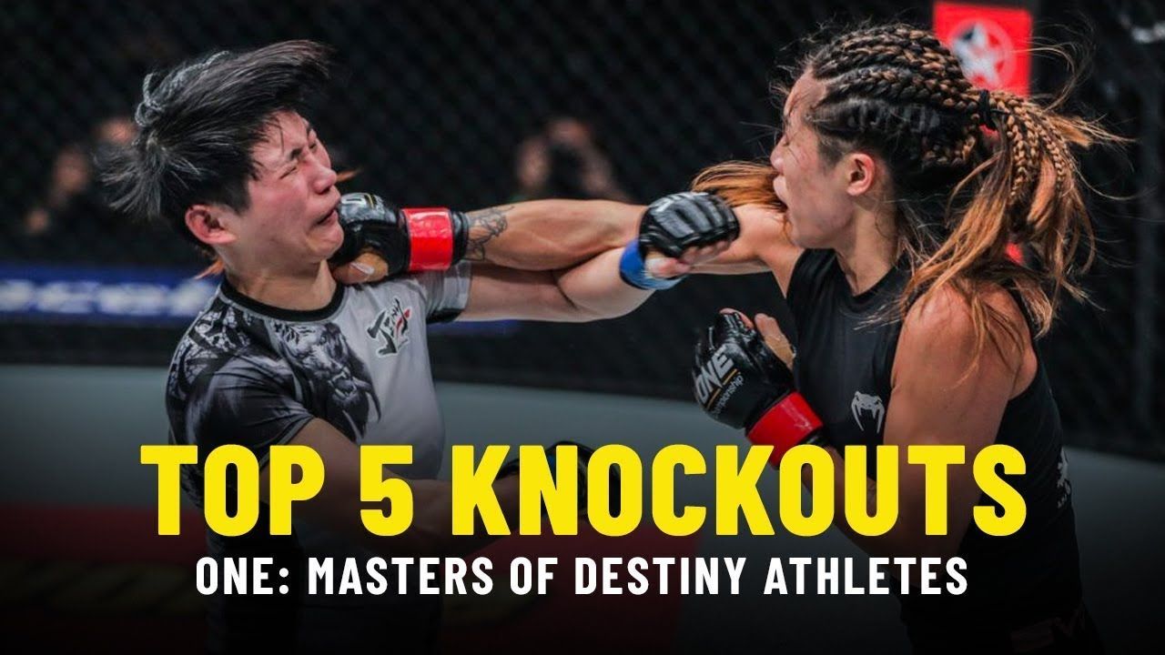 Top 5 Knockouts | ONE: MASTERS OF DESTINY Athletes | ONE Highlights ...