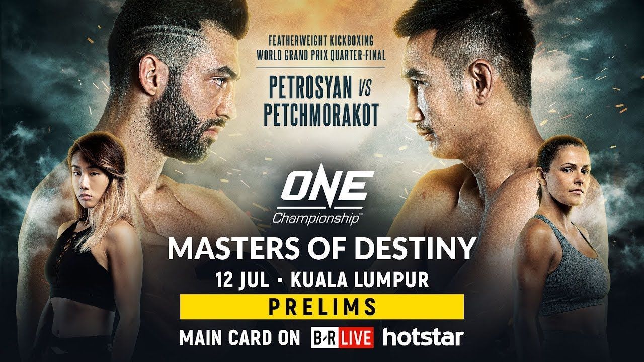ONE Championship: MASTERS OF DESTINY Prelims - ONE Championship – The ...