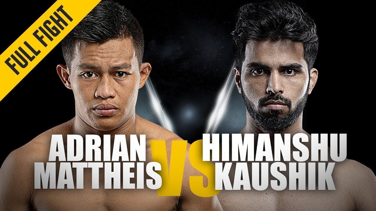 Adrian Mattheis vs. Himanshu Kaushik | ONE Full Fight | Choked With ...