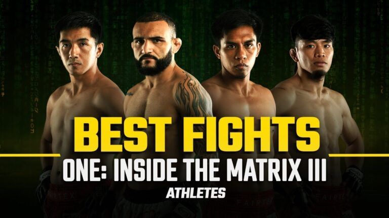 EPIC Finishes From ONE: INSIDE THE MATRIX III Stars - ONE Championship ...