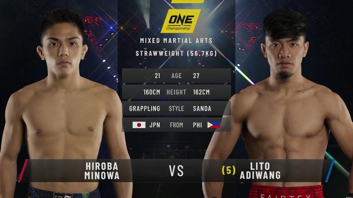 Hiroba Minowa Profile, News, Videos and more - ONE Championship