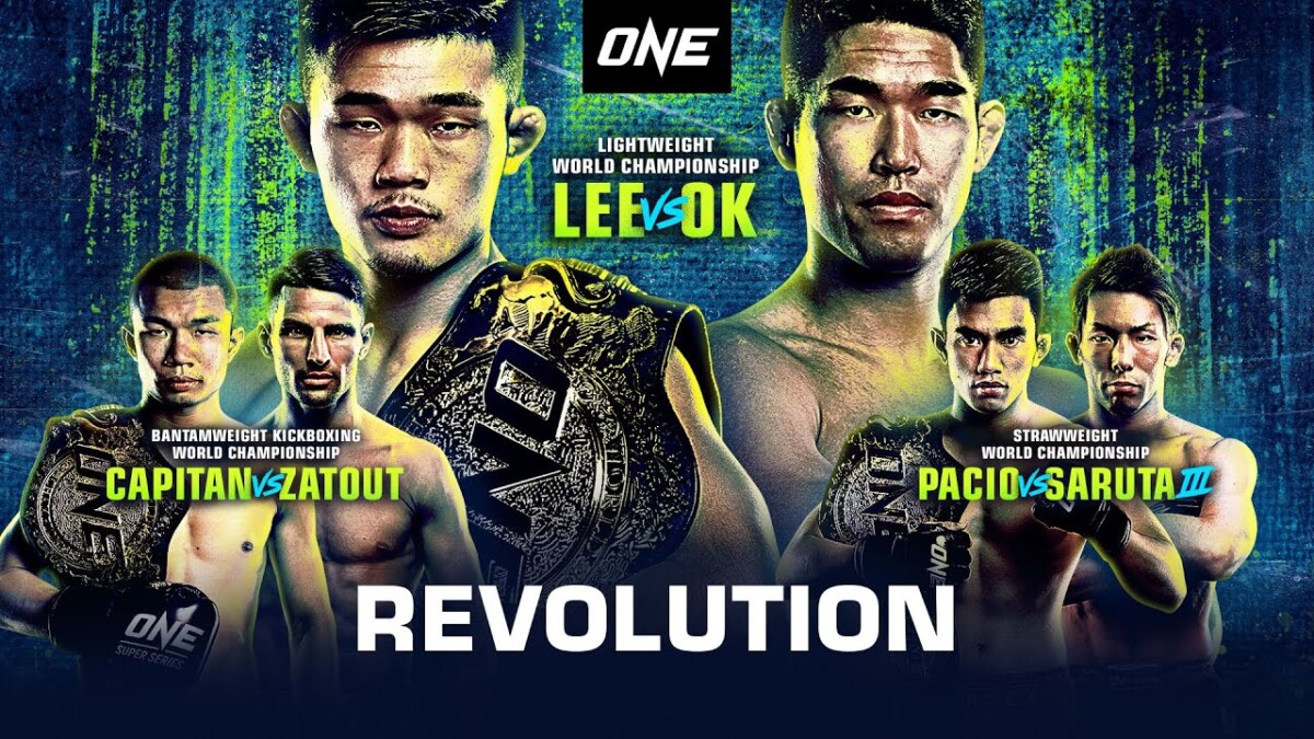 [Watch In HD] ONE: REVOLUTION Pre-Event Stream - ONE Championship – The ...