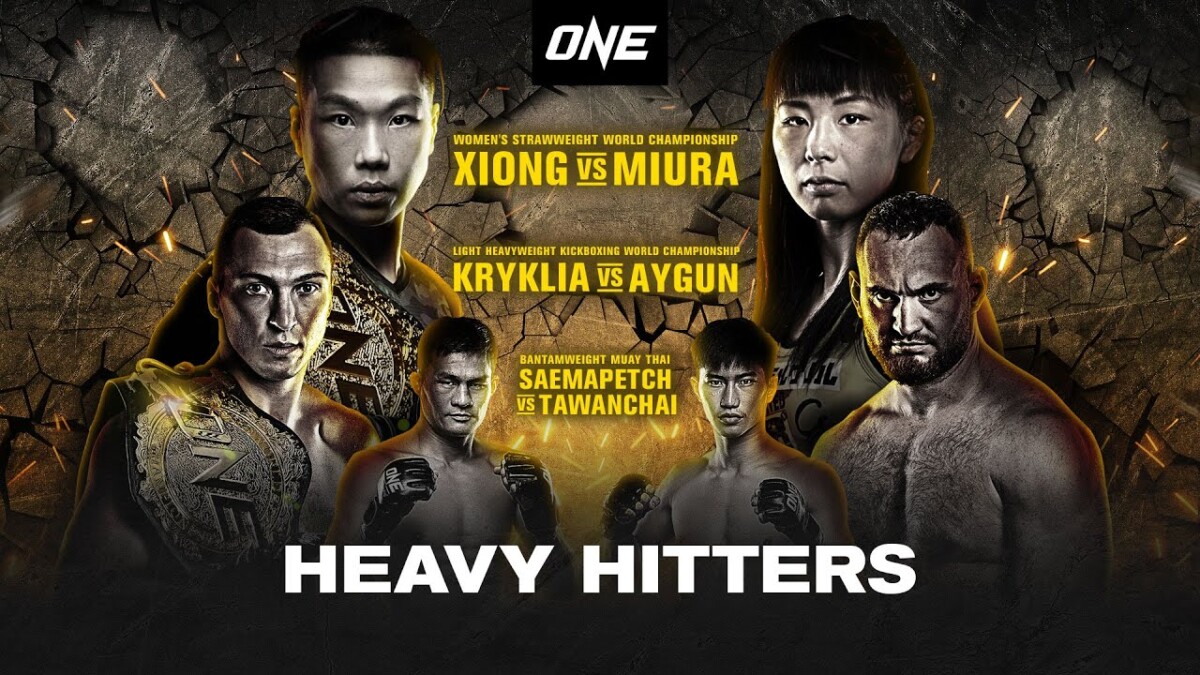 ONE: HEAVY HITTERS Ceremonial Weigh-In & Faceoffs - ONE Championship ...