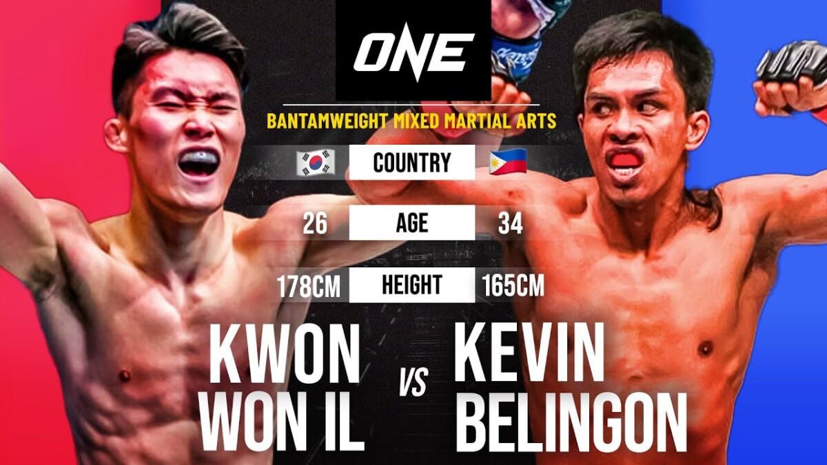 “Pretty Boy” Kwon Won Il - ONE Championship – The Home Of Martial Arts