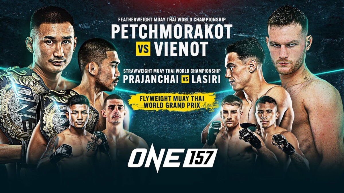 ONE 157: Petchmorakot vs. Vienot Weigh-In & Hydration Test - ONE ...