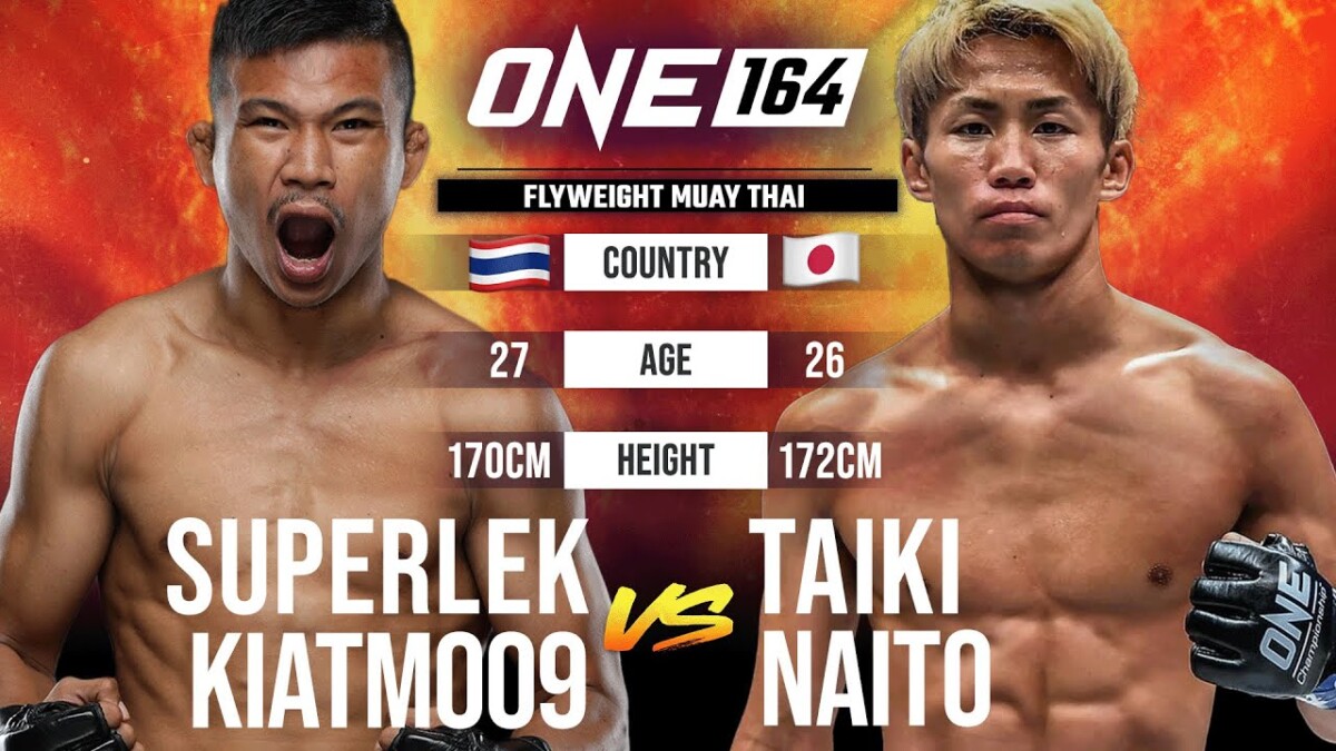 INSANE PRECISION ⚡️ Superlek Kiatmoo9 vs. Taiki Naito Full Fight - ONE ...
