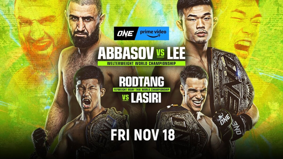 ONE On Prime Video 4: Abbasov vs. Lee | Weigh-Ins & Hydration Tests ...
