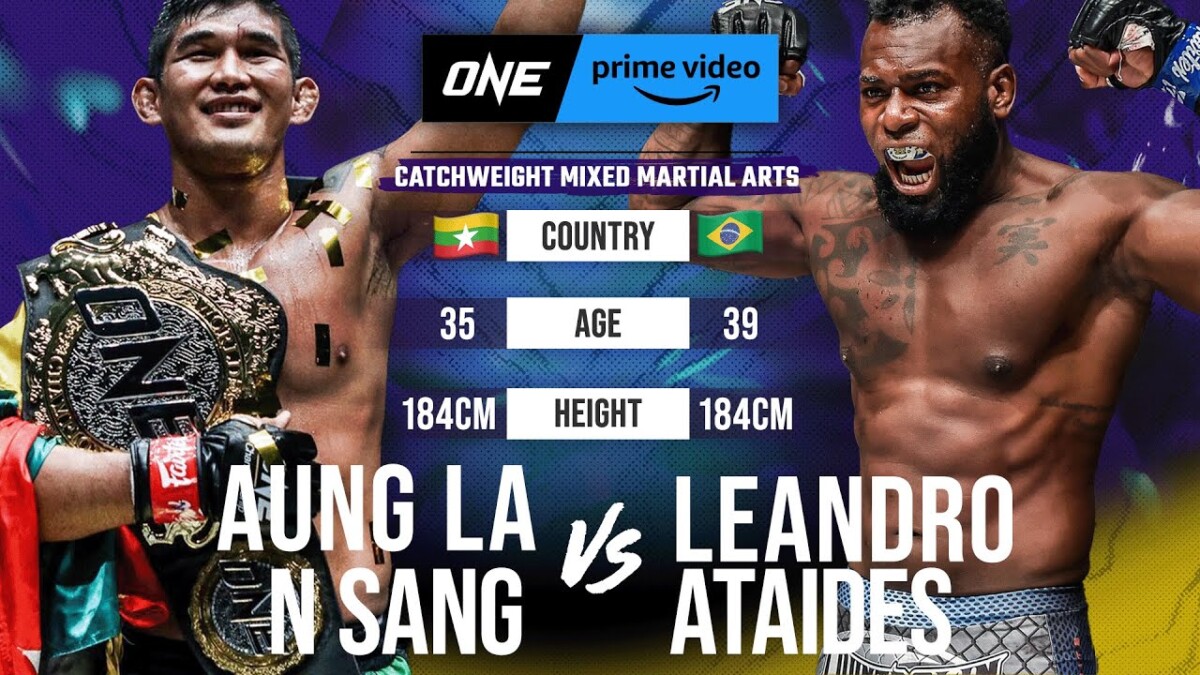 MONSTER KNOCKOUT Aung La N Sang DESTROYED Leandro Ataides - ONE ...