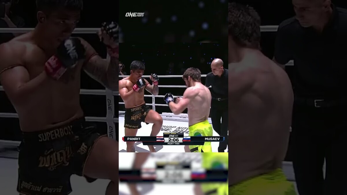Musaev Flattens Panrit For The 2nd-Round KO - ONE Championship – The ...
