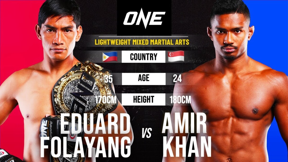 Eduard “Landslide” Folayang - ONE Championship – The Home Of Martial Arts
