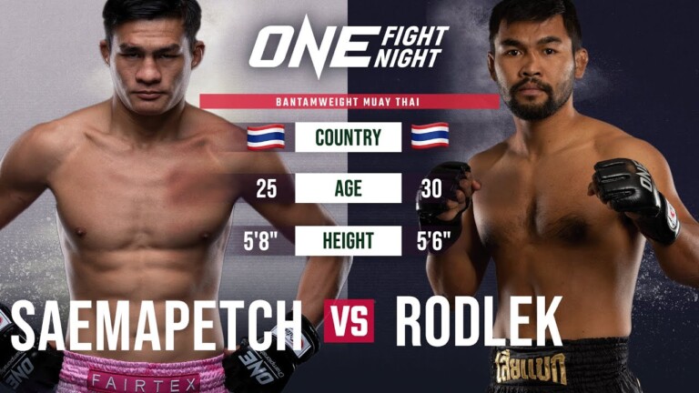 The Most INTENSE Muay Thai War Ever? Nong-O vs. Saemapetch - ONE ...