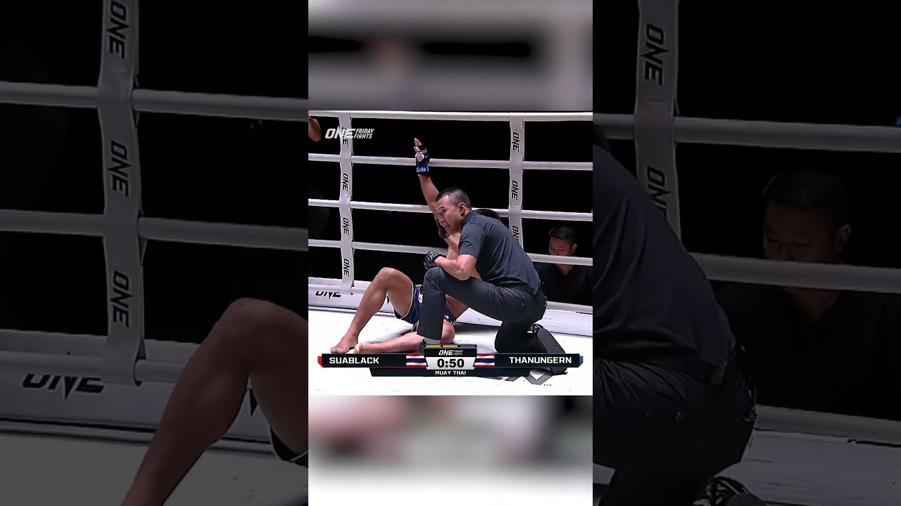 Suablack drops a BOMB on Thanungern for the KO win in his ONE debut! - ONE Championship – The ...