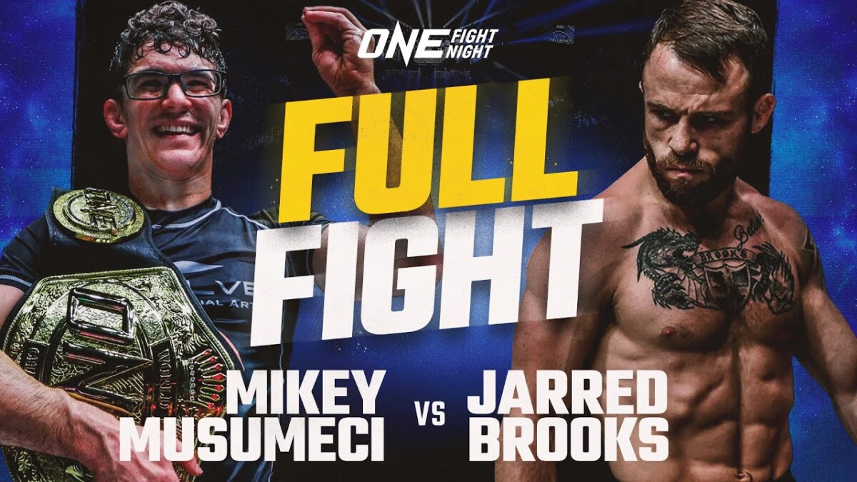 Mikey Musumeci vs. Jarred Brooks | ONE Championship Full Fight - ONE ...
