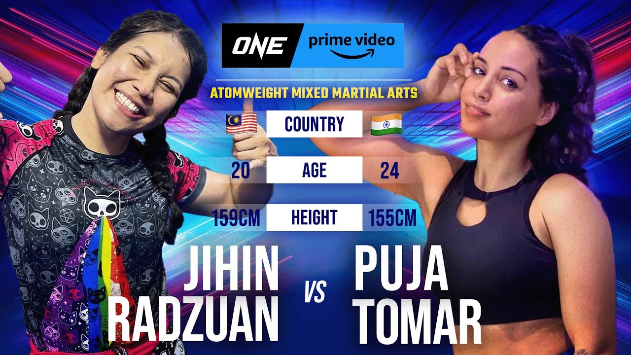 INSANE Women’s MMA War Jihin Radzuan vs. Puja Tomar - ONE Championship – The Home Of Martial Arts