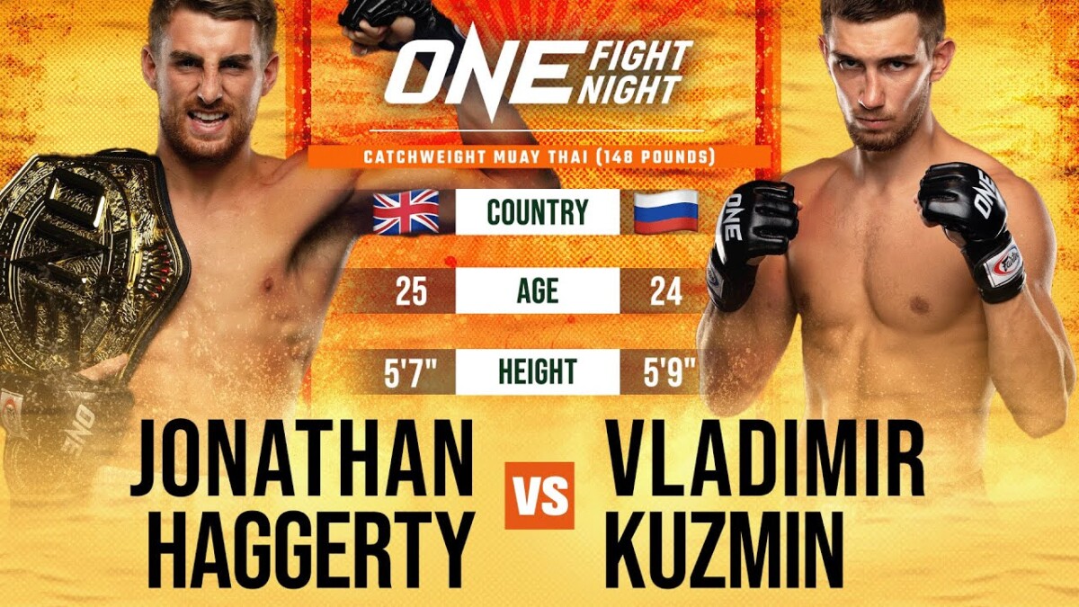 Jonathan “The General” Haggerty MMA Stats, News, Videos ,and More - ONE ...