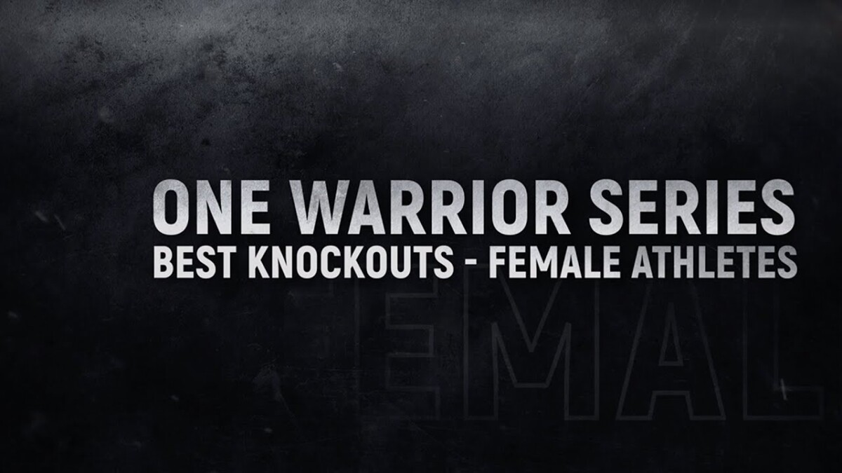Rich Franklin’s ONE Warrior Series | Best Knockouts From Female ...