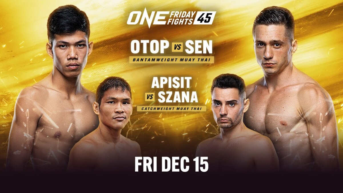 ONE Friday Fights 37: Bohic vs. Kacem - ONE Championship – The Home Of ...