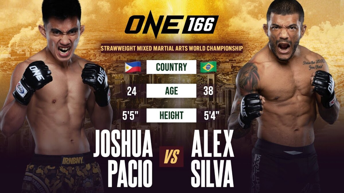 Joshua “The Passion” Pacio - ONE Championship – The Home Of Martial Arts
