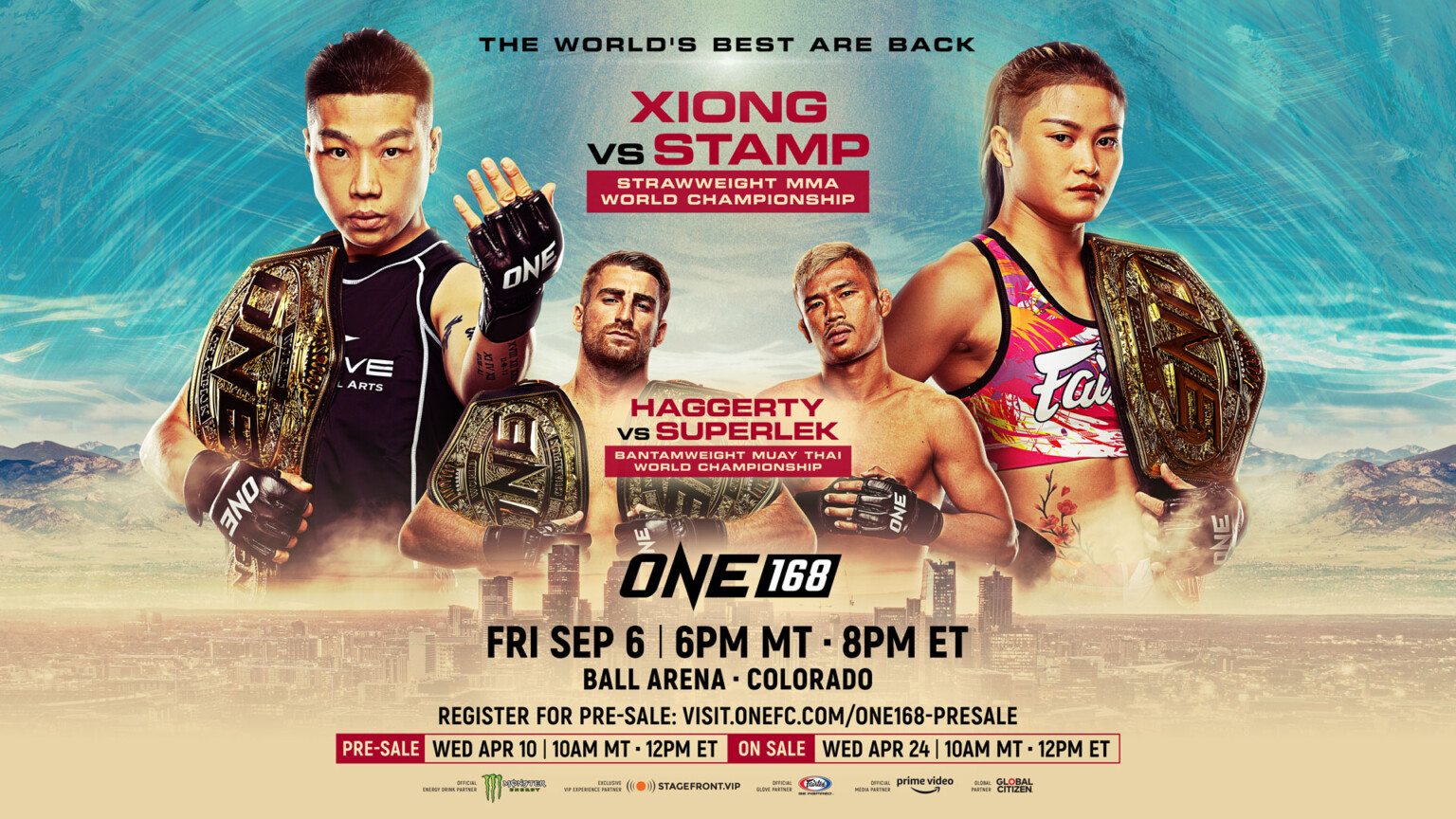 Stamp Fairtex vs. Denice Zamboanga Announced for ONE 173: Denver at ...