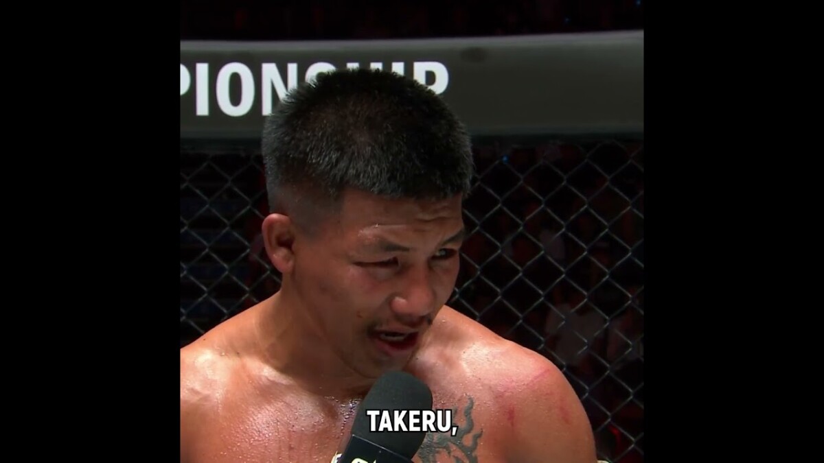 Takeru “Natural Born Krusher” Segawa - ONE Championship – The Home Of ...