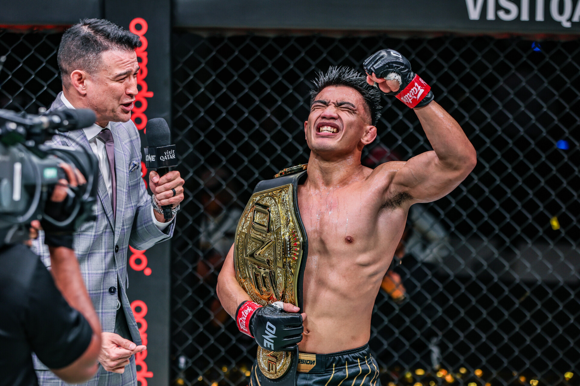 Joshua Pacio Fights Back To Finish Jarred Brooks And Unify ONE Strawweight MMA World Title At ...
