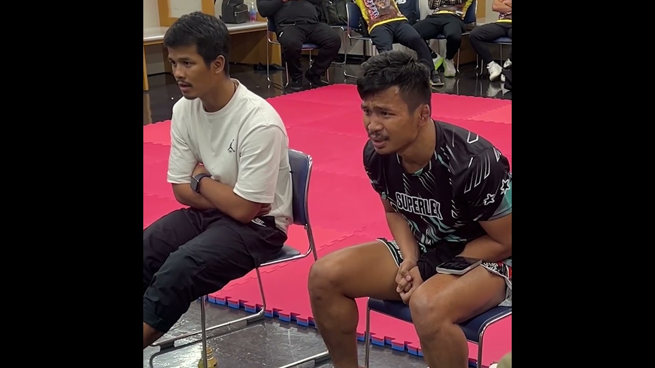 From fighter to fan Superlek watching his fellow countryman Sam-A in ...