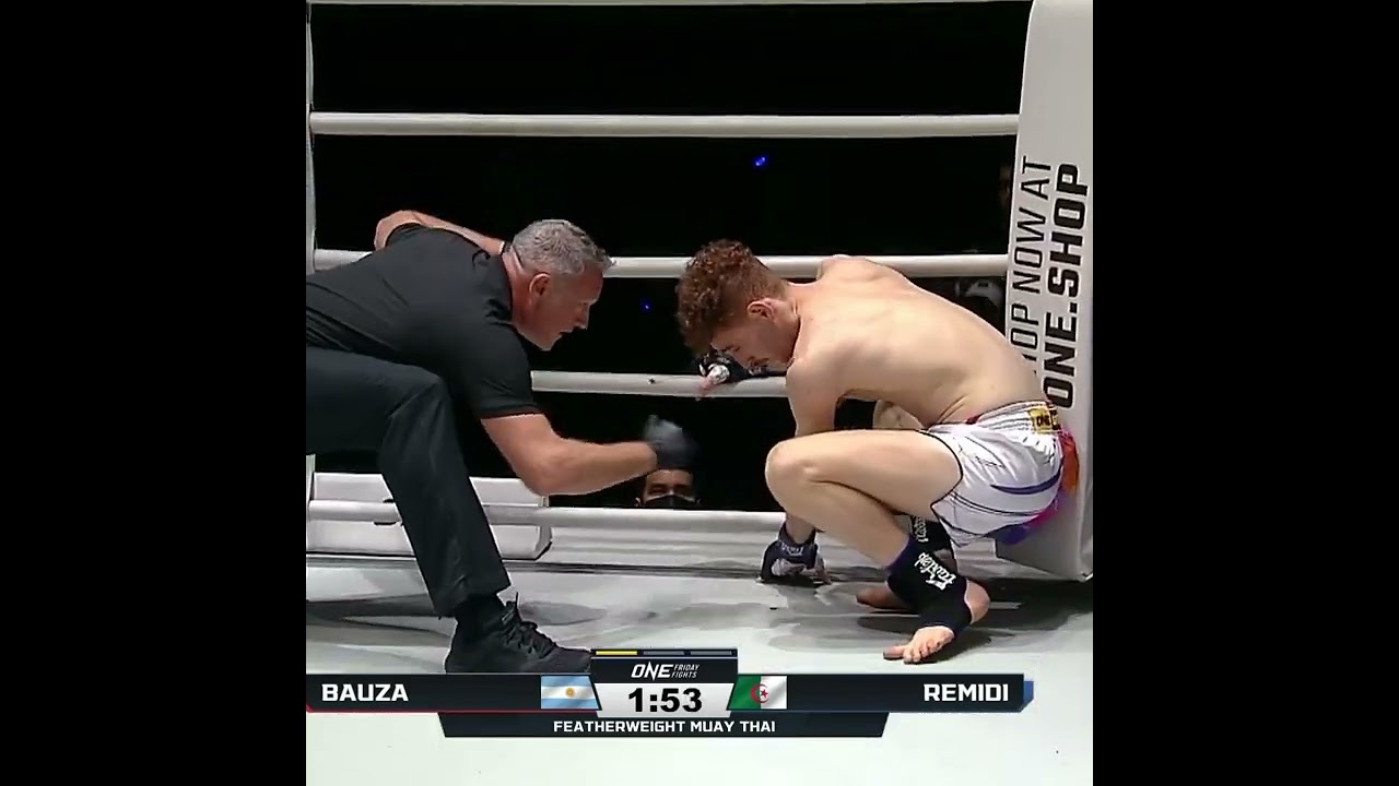 Dropping BOMBS Angel Bauza blitzes Zohir Remidi for a first-round TKO ...