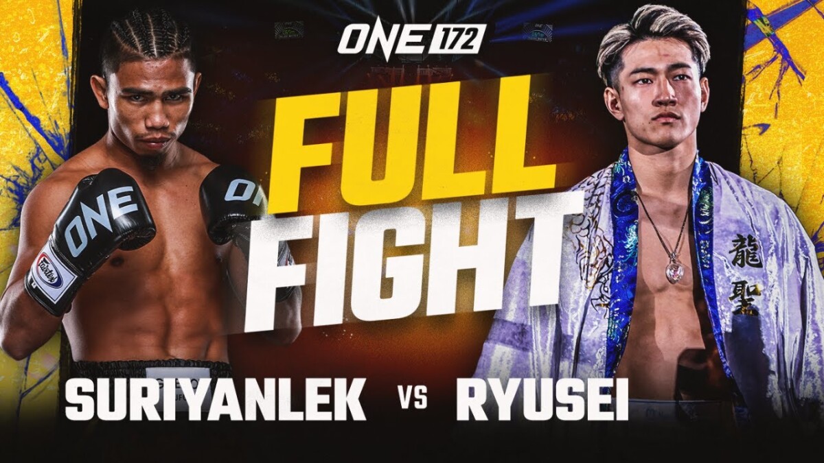 Superlek vs. Nabil Anane | ONE 172 Full Fight - ONE Championship – The ...