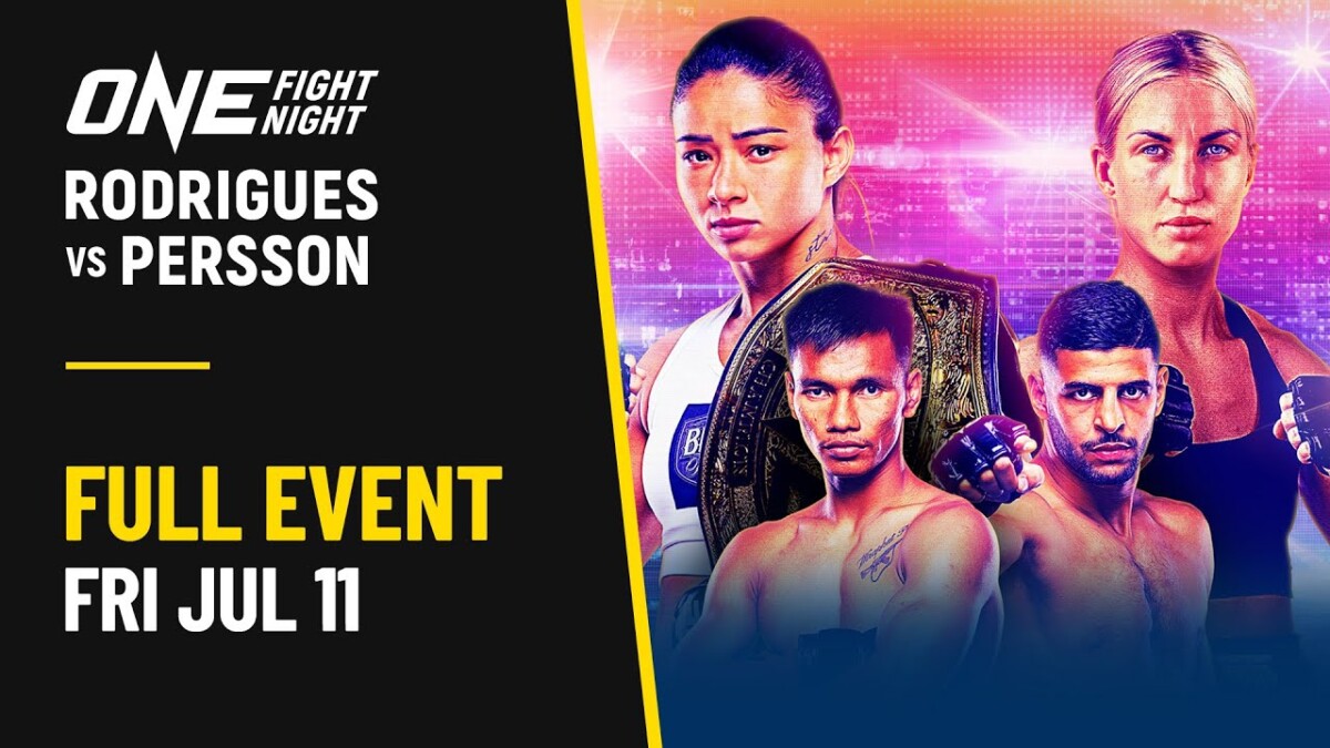 ONE Fight Night 33: Rodrigues Vs. Persson on Prime Video - ONE ...
