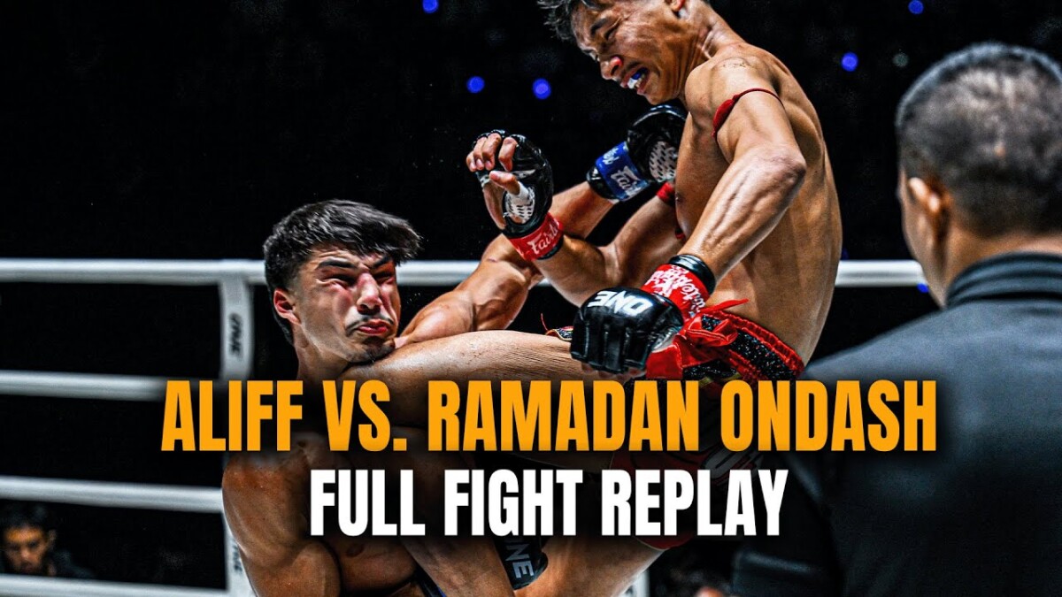 Aliff vs. Ramadan Ondash | ONE Fight Night 38 Full Fight Replay - ONE ...