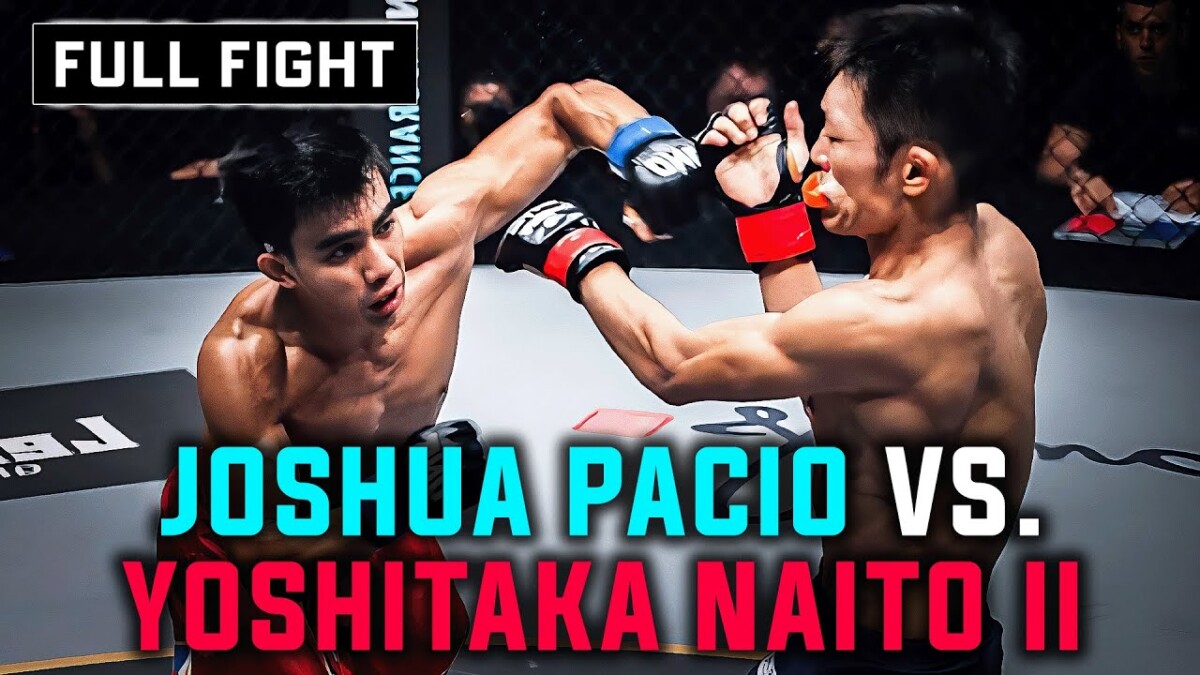 Joshua “The Passion” Pacio - ONE Championship – The Home Of Martial Arts