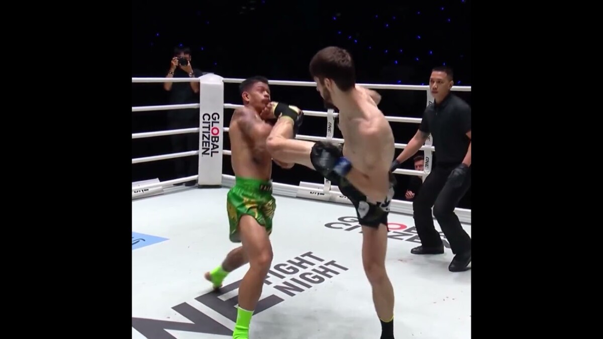 Asadula Imangazaliev Showcases Precision With Axe Kick Against ...