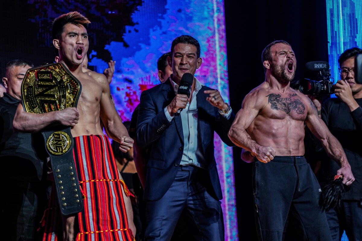 ผลชั่งน้ำหนักและวัดระดับน้ำในร่างกายศึก ONE 164: โจชัว VS จาร์เร็ด ...