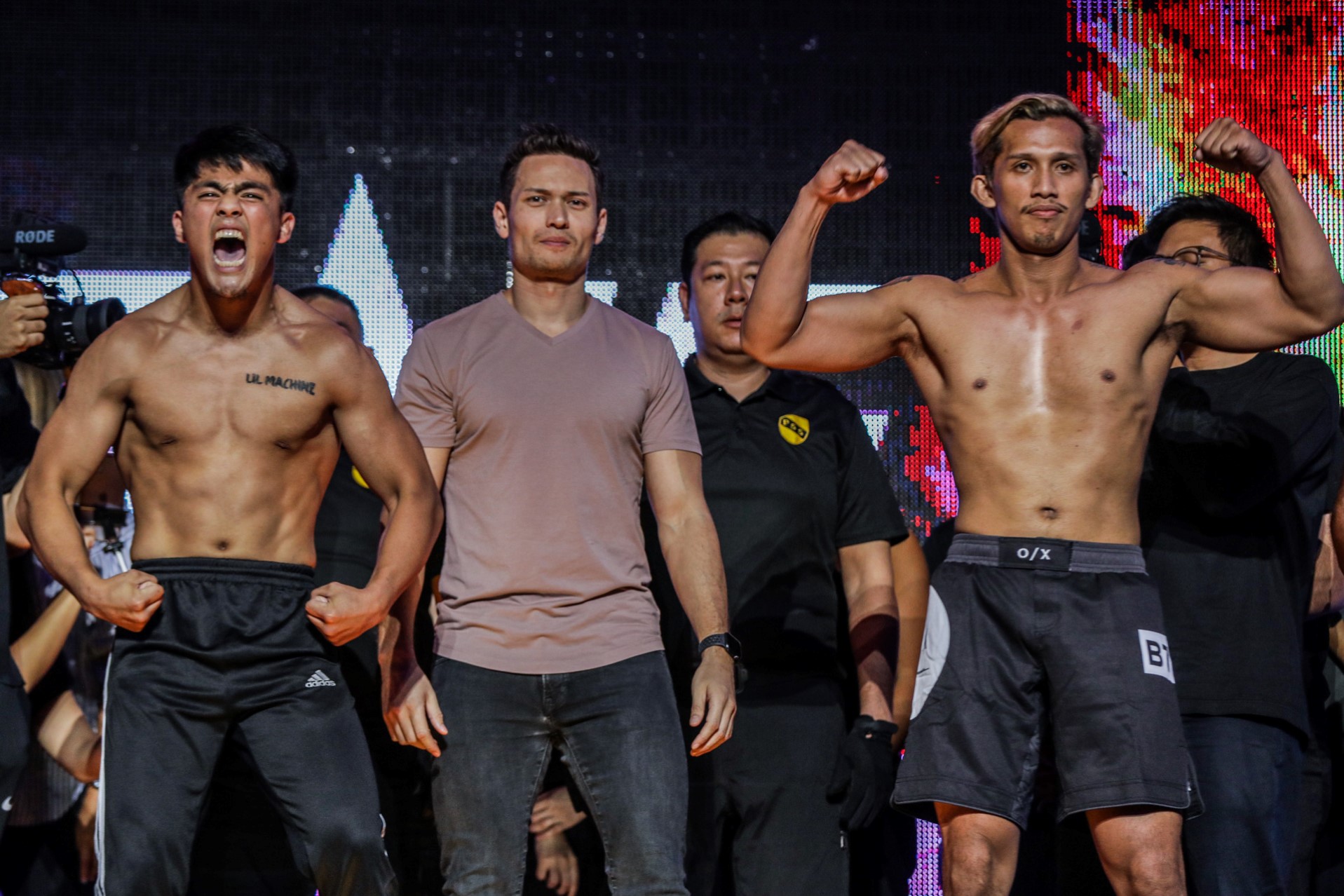 ผลชั่งน้ำหนักและวัดระดับน้ำในร่างกายศึก ONE 164: โจชัว VS จาร์เร็ด ...