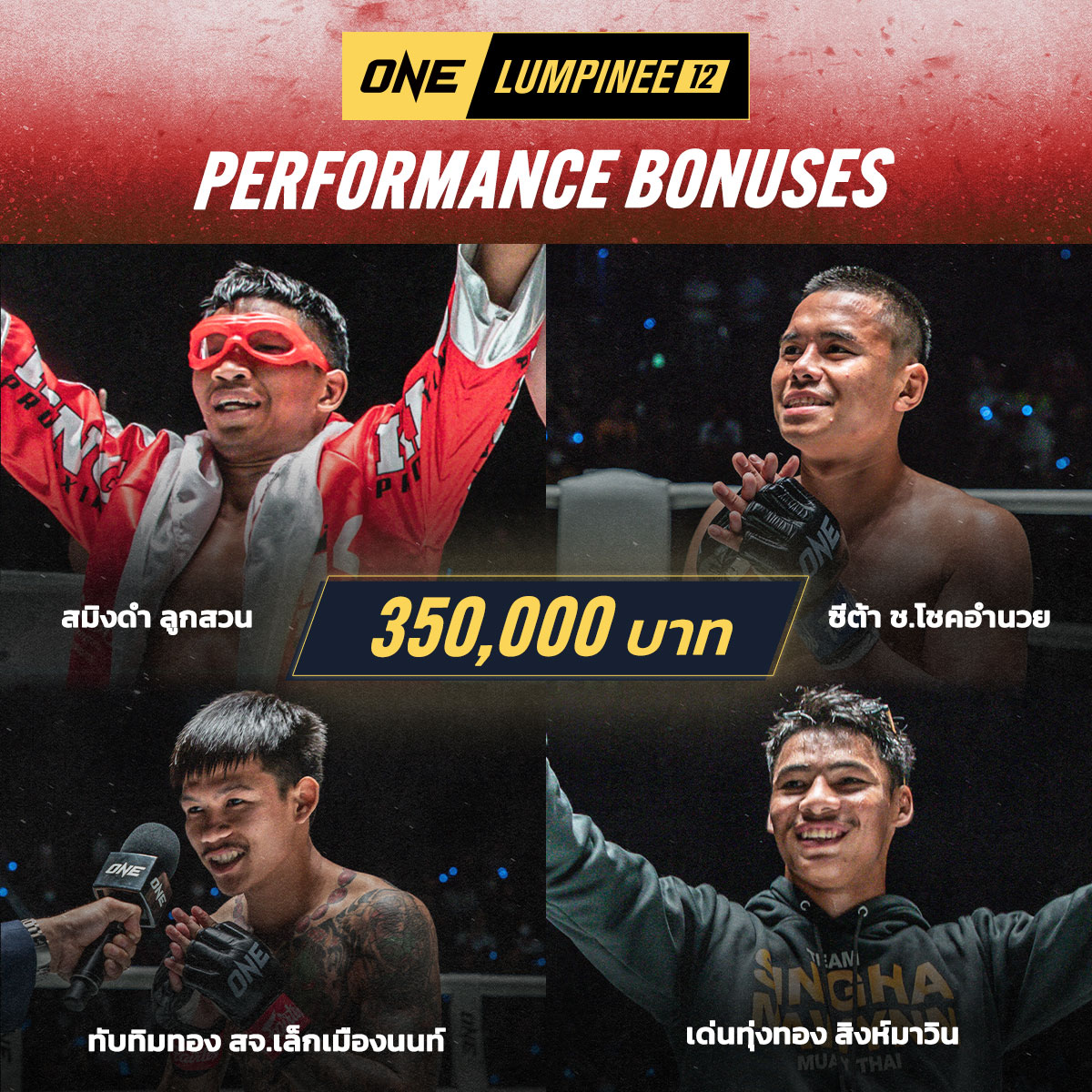 เปิดบัญชี “โบนัส ONE ลุมพินี” 12 อีเวนต์แรกแตกแล้วกว่า 23 ล้านบาท - ONE ...