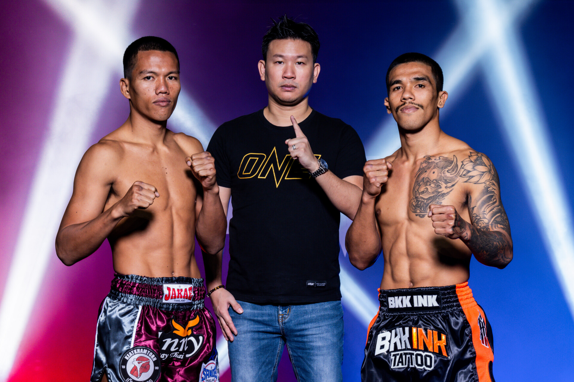 ผลชั่งน้ำหนักและวัดระดับน้ำในร่างกาย ศึก ONE ลุมพินี 50 “ยอดภูผา vs คม ...