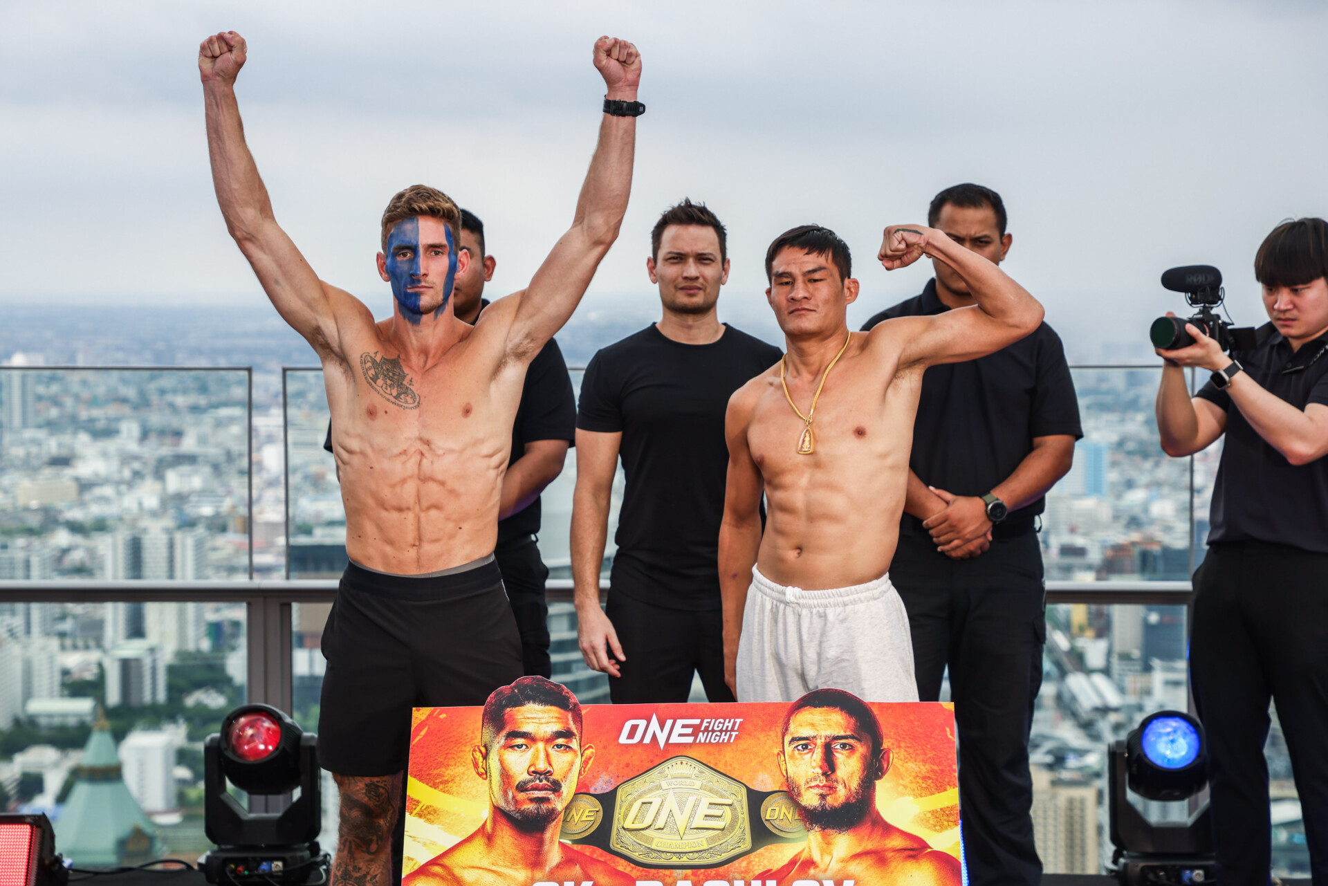 ผลชั่งน้ำหนักและวัดระดับน้ำ ศึก ONE Fight Night 23: เร ยุน vs อาลิเบก ...